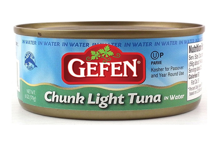 Gefen Chunk Light Tuna In Water, 170g - Never Wash A Dish