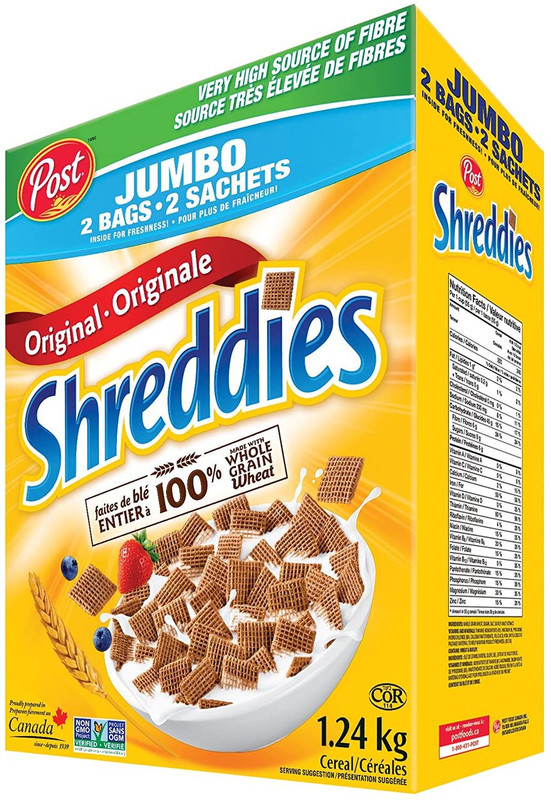Post Jumbo Shreddies Original, 1.2kg - Never Wash A Dish