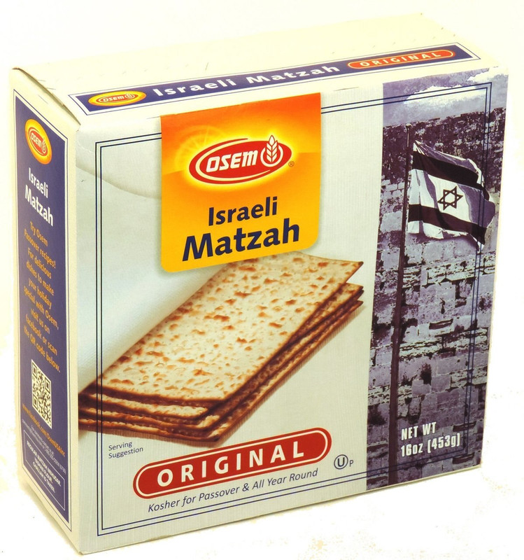 Osem Original Israeli Matzah, 453g - Never Wash A Dish