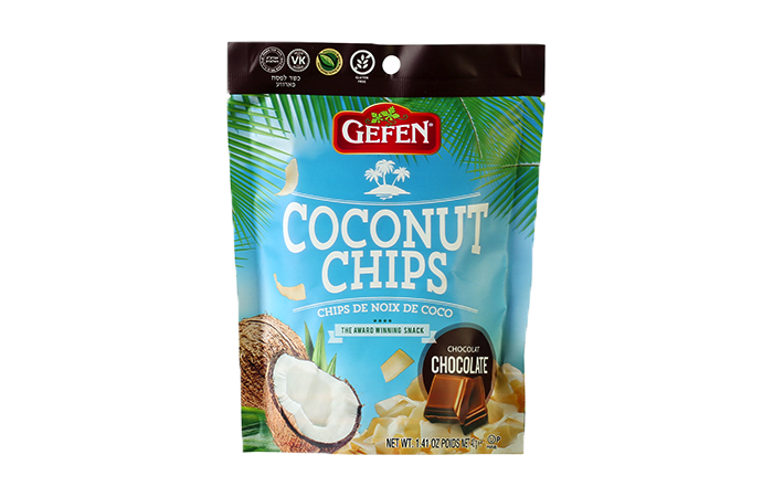 Gefen Chocolate Coconut Chips, 40g - Never Wash A Dish