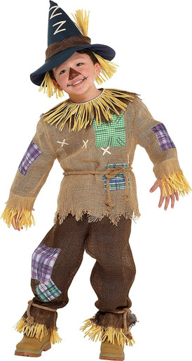 Children's Scarecrow Costume - Never Wash A Dish
