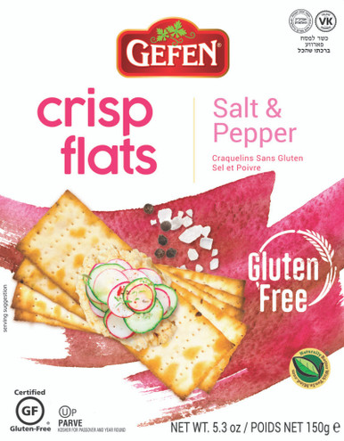 Gefen Salt & Pepper Crisp Flats - Never Wash A Dish
