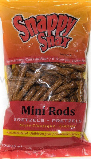 Snappy Snax Mini Rods Pretzels 425g - Never Wash A Dish