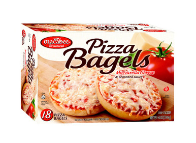Macabee Pizza Bagels 18pk, 14 Oz