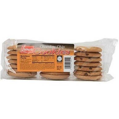 Lieber's Chocolate Chip Cookies, 510g - Never Wash A Dish