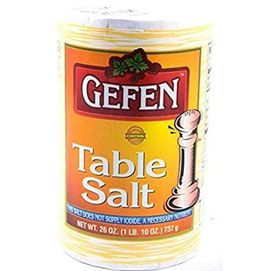 Gefen Table Salt, 737g - Never Wash A Dish