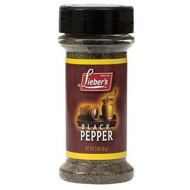 Lieber's Black Pepper, 85g - Never Wash A Dish