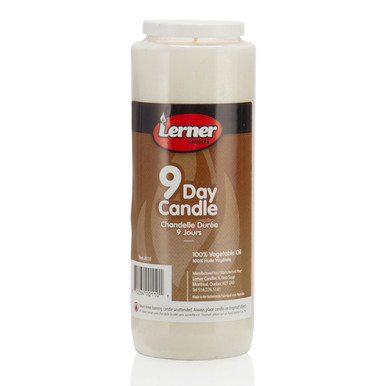 Lerner 9 Day Memorial Candle - Never Wash A Dish