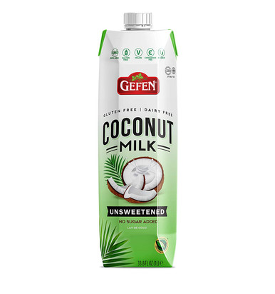 Gefen Unsweetened Coconut Milk, 1l - Never Wash A Dish