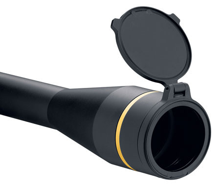 Leupold Alumina, 42mm, Flip Open Scope Cover, Black, Aluminum