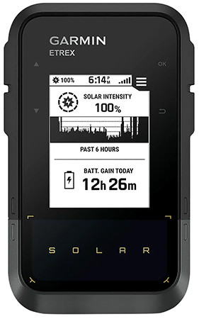 Garmin eTrex, Solar Series, GPS/Smart Features, Water Resistant