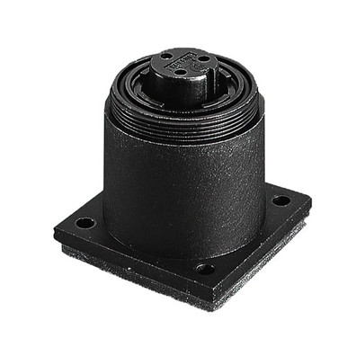 6 (Power) Position Circular Connector Receptacle, Female Sockets Screw ...