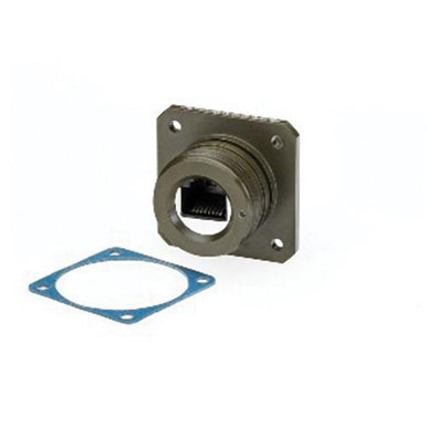 Cat6, Ruggedized Flange Mount, Zinc-Nickel finish with Grounding Shield ...