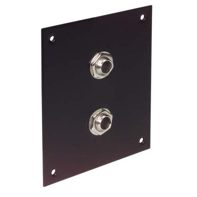 Universal Sub-Panel, Two ¼" Audio Jacks (Solder Type) - Channel Comp LLC
