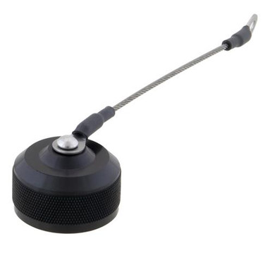 Dust Cap + Eyelet Lanyard for Ruggedized Flange Mounts, Electroless ...