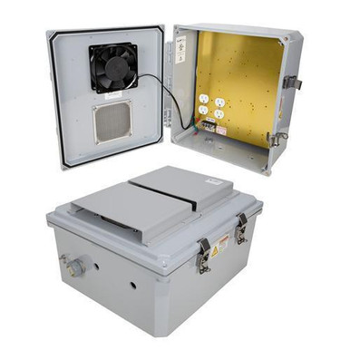 14x12x06 UL Listed Polycarbonate Weatherproof NEMA 3R IP24 Enclosure ...