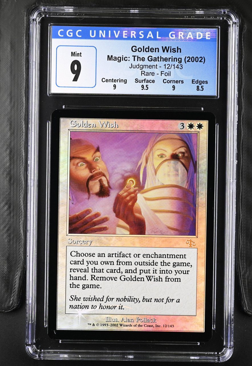 GOLDEN WISH Judgment Foil Rare CGC 9 #4088140045