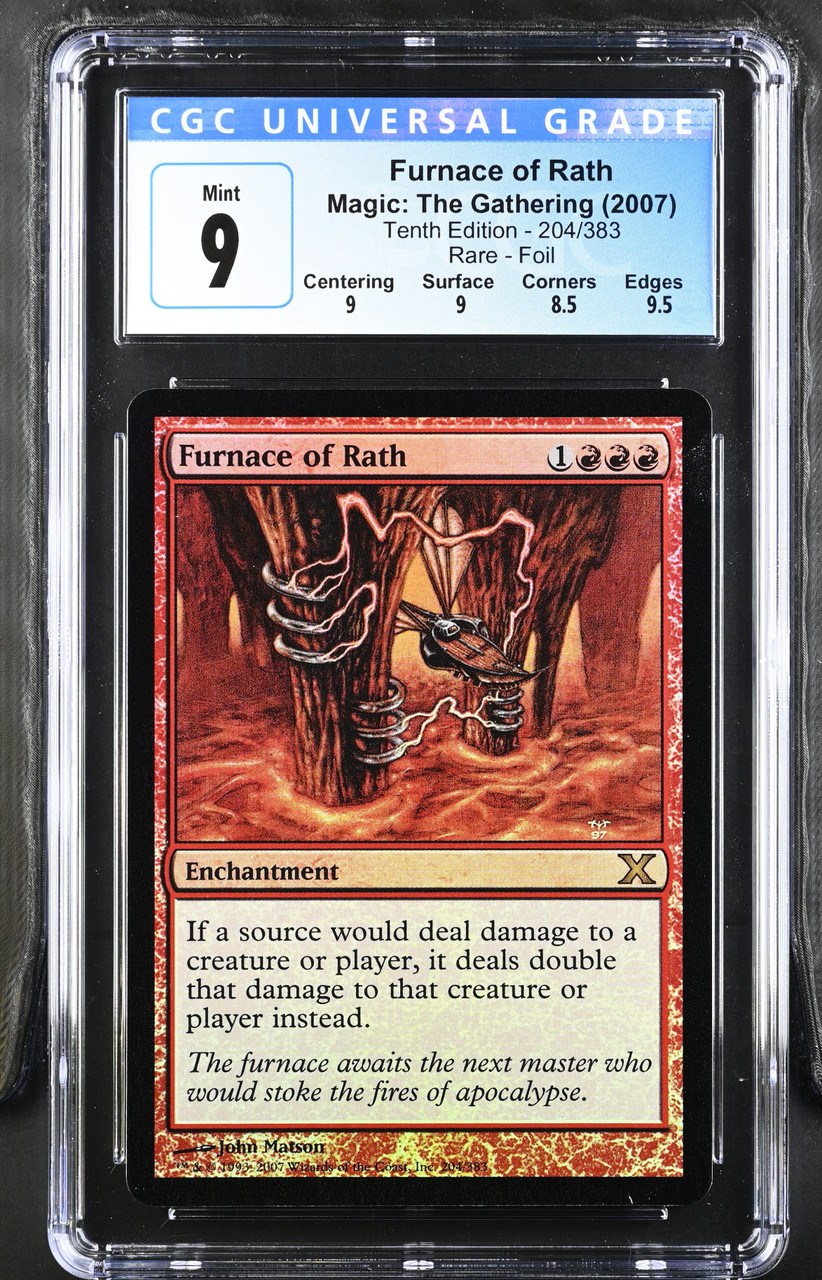 FURNACE OF RATH 10th Edition Foil Rare CGC 9 #3991000109
