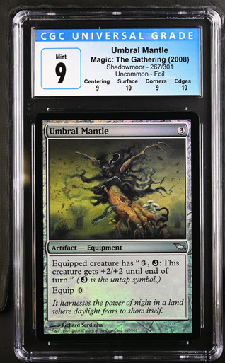 UMBRAL MANTLE Shadowmoor Foil U CGC 9 Q++ #3987330103