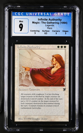 INFINITE AUTHORITY Legends Rare RL CGC 9 #4147724248