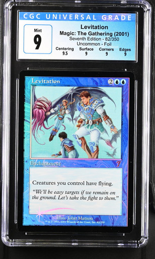LEVITATION 7th Edition Foil U CGC 9 Q+ #4069352146
