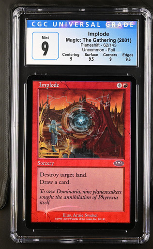 IMPLODE Planeshift Foil U CGC 9 Q++ #4087810235