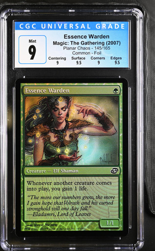ESSENCE WARDEN Planar Chaos Foil C CGC 9 Q++ #3991409059