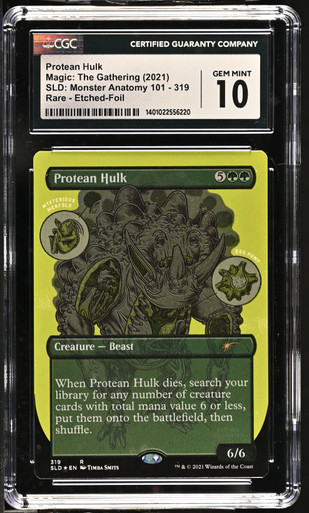 PROTEAN HULK SLD: Monster Anatomy 101 Etched CGC 10 - Nostalgium