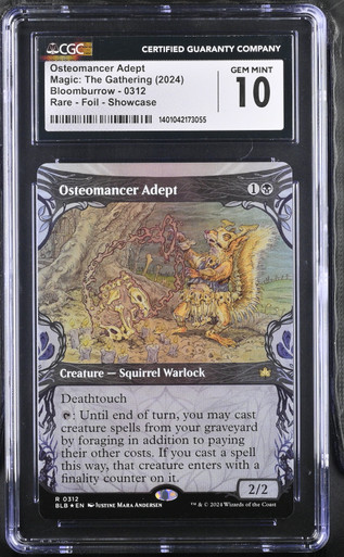 OSTEOMANCER ADEPT Bloomburrow Showcase Foil CGC 10 - Nostalgium
