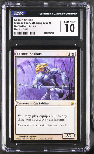 LEONIN SHIKARI Darksteel Foil CGC 10 - Nostalgium