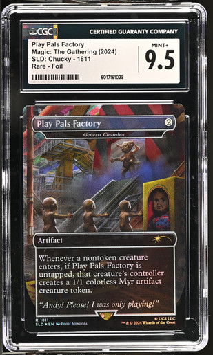 GENESIS CHAMBER SLD: Chucky Play Pals Factory Foil CGC 9.5 - Nostalgium