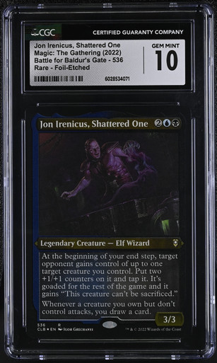 JON IRENICUS, SHATTERED ONE Commander Legends: Battle for Baldur's Gate ...