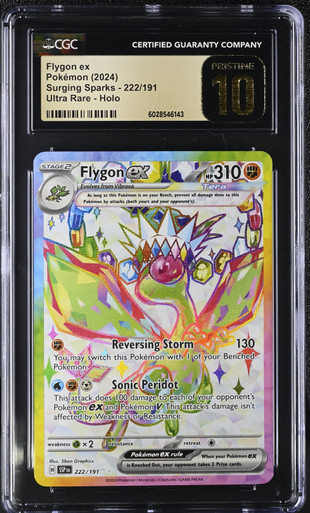 FLYGON EX Surging Sparks Holo CGC 10 - Nostalgium