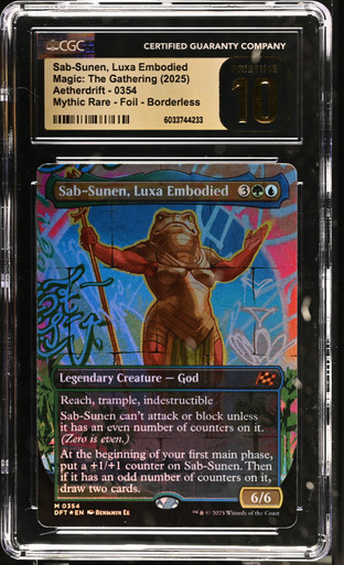 SAB-SUNEN, LUXA EMBODIED Aetherdrift Borderless Foil CGC 10 - Nostalgium