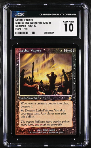 LETHAL VAPORS Scourge Foil CGC 10 - Nostalgium