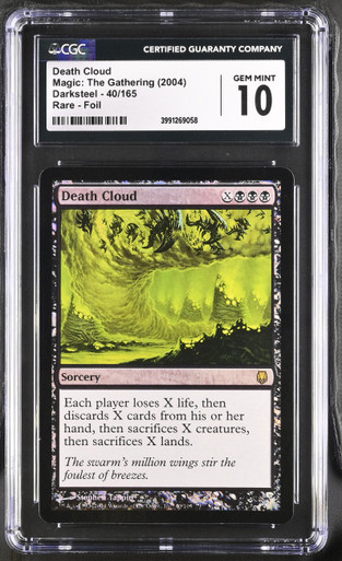 DEATH CLOUD Darksteel Foil CGC 10 - Nostalgium