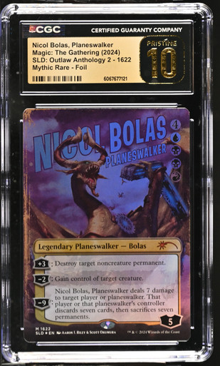 NICOL BOLAS, PLANESWALKER SLD: Outlaw Anthology 2 Foil CGC 10 - Nostalgium