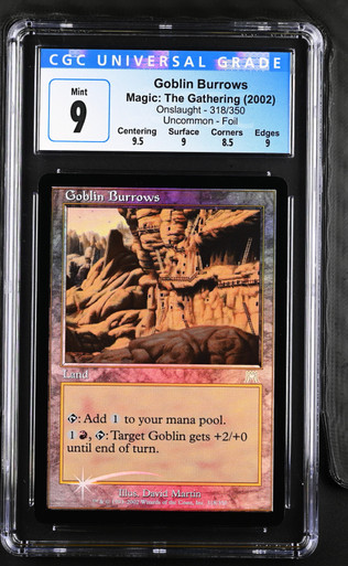 GOBLIN BURROWS Onslaught Foil U CGC 9 #4078174073
