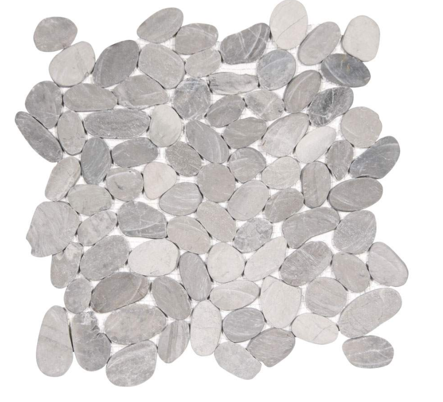 Pebble Stone Riverstone Grey 12" x 12" - Maxi Flooring & Bath