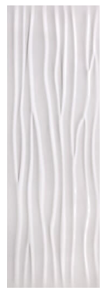Glaciar Wave Glossy 12X36 (Rect. Edge) (Wall Only) 11.62 Sqft x Box ...
