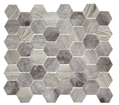 Hexacycle Grey 12.75" X 11" - Maxi Flooring & Bath