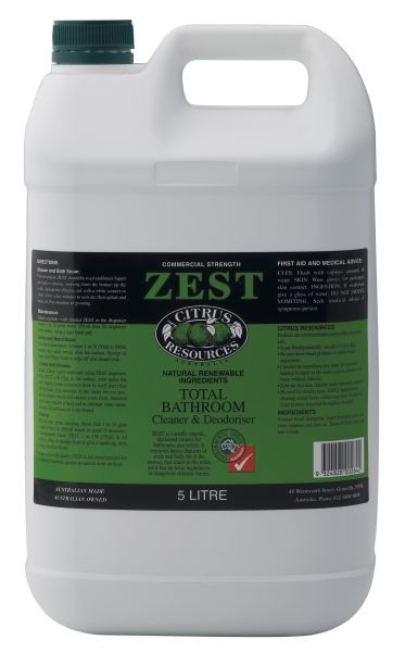 Zest Total Bathroom Cleaner & Maintainer 5L Ea Research - Melbourne ...