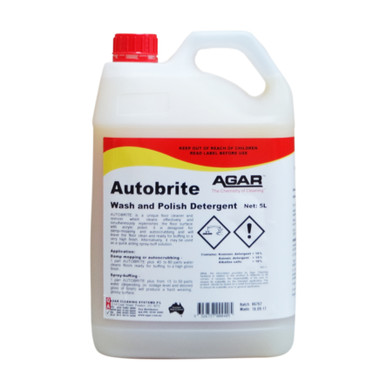 Autobrite Wash & Polish Detergent 5L Ea Agar - Melbourne Cleaning Supplies