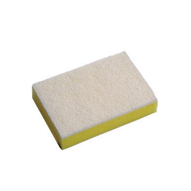 Sponge Scourer Soft Grade White/Yellow 15x10x3CM Each Sabco ...