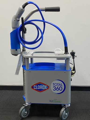 CLOROX 360 TOTAL SPRAYING UNIT plus a carton of 4x 3.78 Lt Clorox ...
