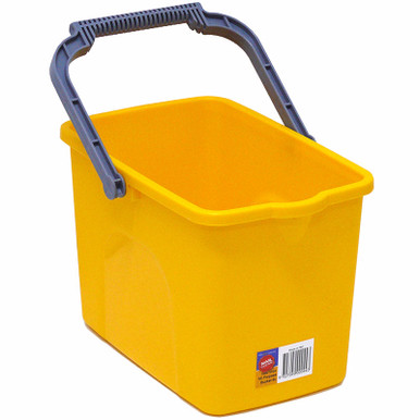 BUCKET GENERAL PURPOSE RECTANGLE YELLOW 9L EACH NAB - Melbourne ...