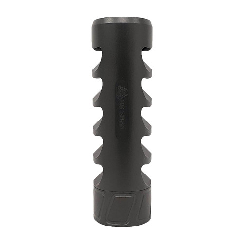 Spearhead Self Timing Muzzle Brake 5 Port Stainless 5/8-24