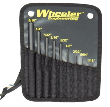 Wheeler Roll Pin Punch Set - Nordic Marksman