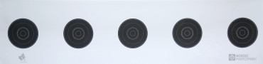 Biathlon 50m Practice Paper Targets - Nordic Marksman