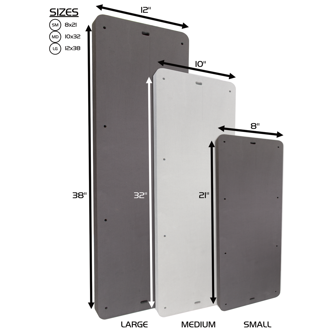 OrthoDek Flat Boat Fenders - 38mm EVA Foam Boat Docking Fenders